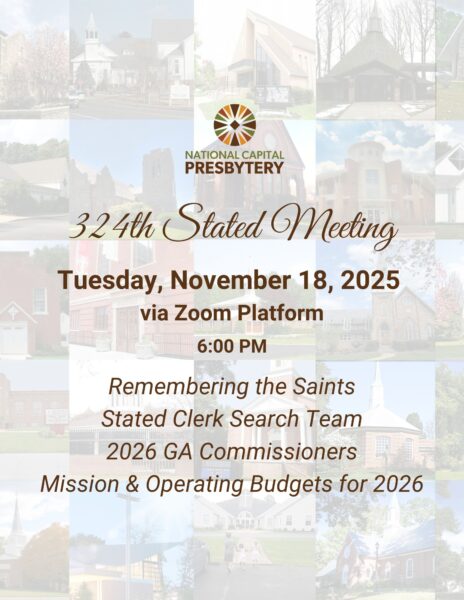 Presbytery Meeting - National Capital Pres